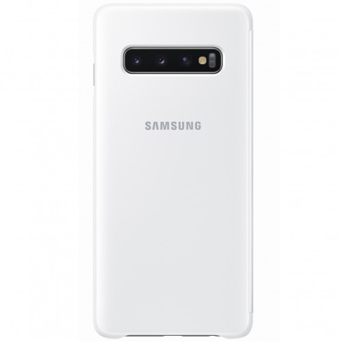 Husa Clear View Cover Samsung Galaxy S10, White